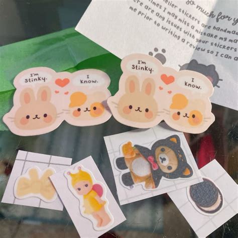 Labubu Exciting Macaron Face Stickers Etsy