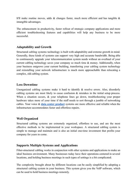 A Guide To Structured Cabling Dintek Pdf