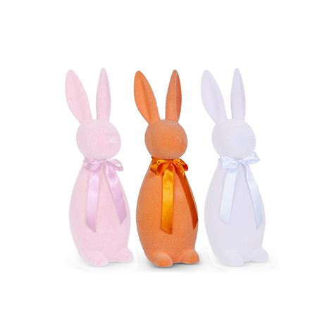 Raz Imports 27 Sherbet Flocked Bunny In Store Pick Up Only Smyth