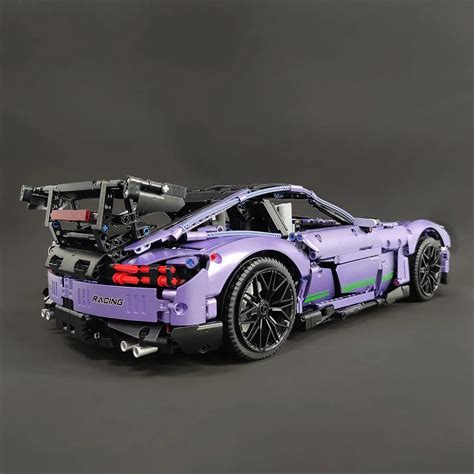 Tech Super Moc Concept Racing Sports Car Bricks Toy