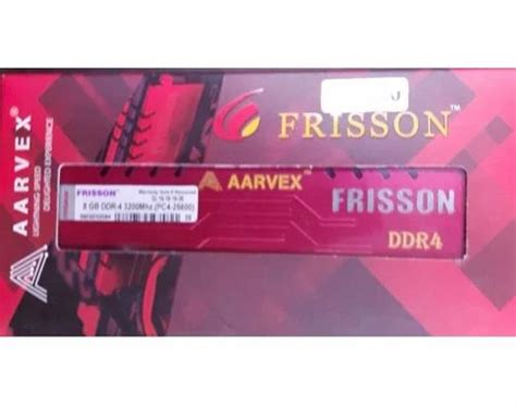 Aarvex Desktop 8 Gb Ram Ddr 4 3200 Mhz Frisson Gaming At Rs 3061 DDR4 RAM Memory DDR4 Desktop