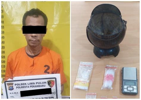 Simpan Sabu Di Batok Kelapa Warga Tampan Diciduk Media Peduli