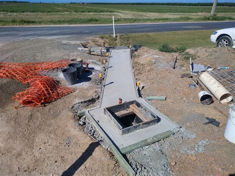 Gully Pit Pipe Headwall Castle Concrete Construction