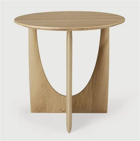 Round Wooden Coffee Table With Curved Designer Legs At Rs 28000 In