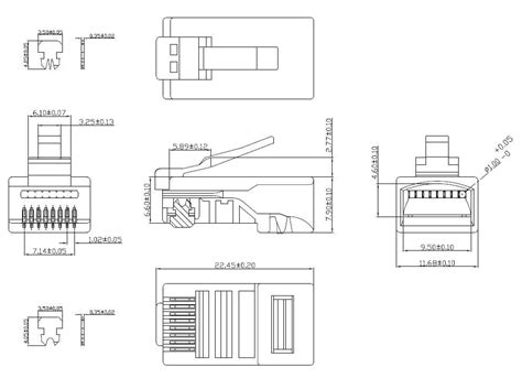 Datasheet For Rj45 Connectors Specifications Pinouts And Applications