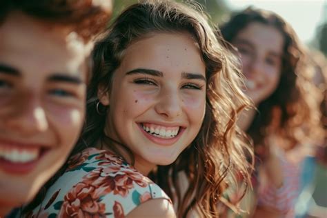 Young People Spending Quality Time Together Ai Generated Image