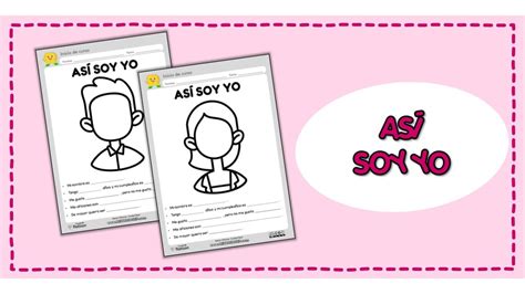 Ficha De Presentación «así Soy Yo