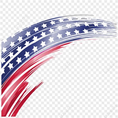 미국 일러스트 국기를 튀다깃발유나이티드우리 Png 일러스트 무료 다운로드 Lovepik