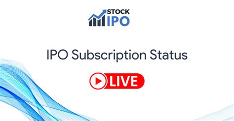 Ipo Subscription Status 2022 Live Updates On Ipo Numbers From Bse And