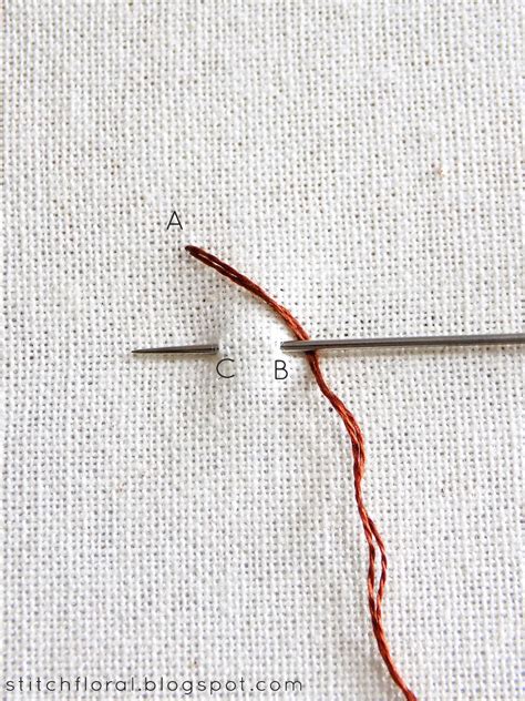 How To Work Herringbone Stitch Stitch Floral