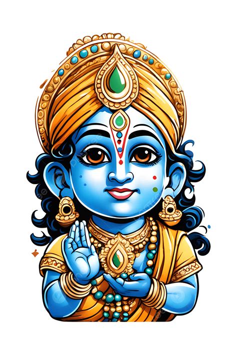 Gambar Krishna Janmashtami Yang Lucu Png Vektor Psd Dan Clipart Dengan Background Transparan
