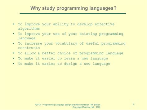 Pz01a Programming Language Design And Implementation 4th Edition