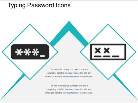 Typing Password Icons Powerpoint Presentation Pictures Ppt Slide