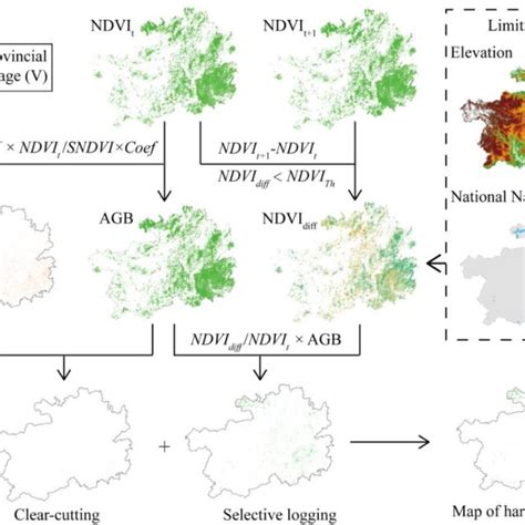 Flowchart For Mapping Forest Carbon Harvesting Download Scientific