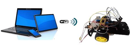 Robot Voiture Deux Roues Command Par Esp Et Wifi