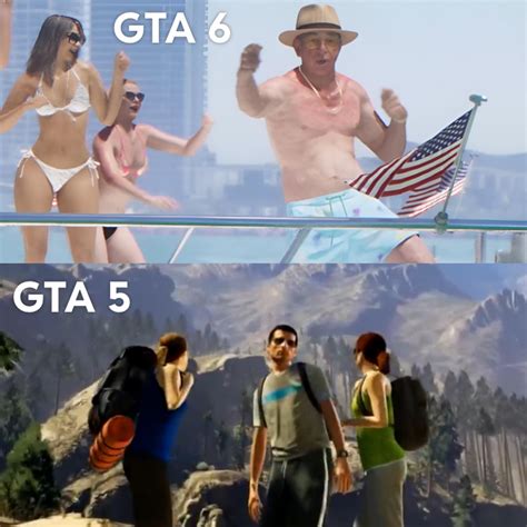 gta 6 in game trailer vs gta 5 in game trailer gta 6 npcs literally