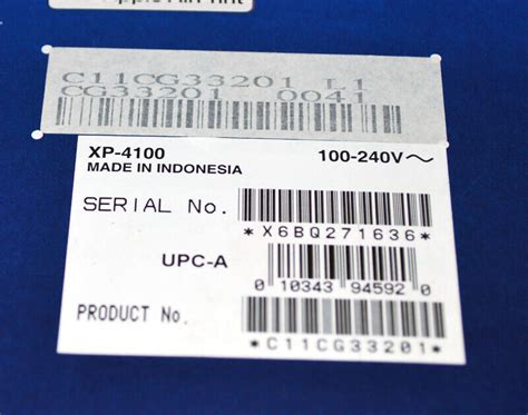 Brand New Unopened Epson Expression Xp 4100 Wireless All In One