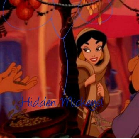 Aladdin Hidden Mickey Disney Characters