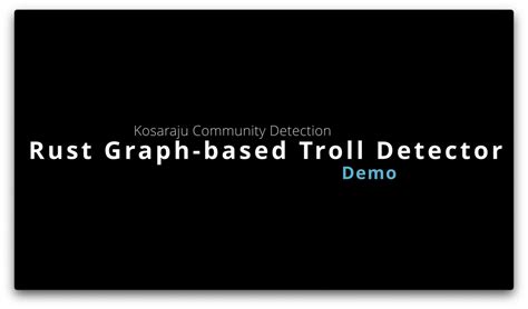 Noah T On Linkedin Rust Datascience Communitydetection