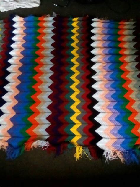 Crochet Queen Zig Zag Blanket