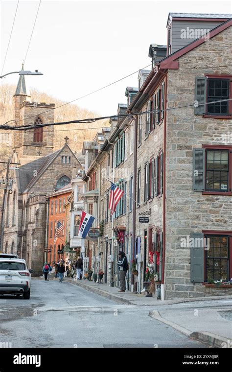 Jim Thorpe Pa December 14 2024 View Of Historic Downtown Jim