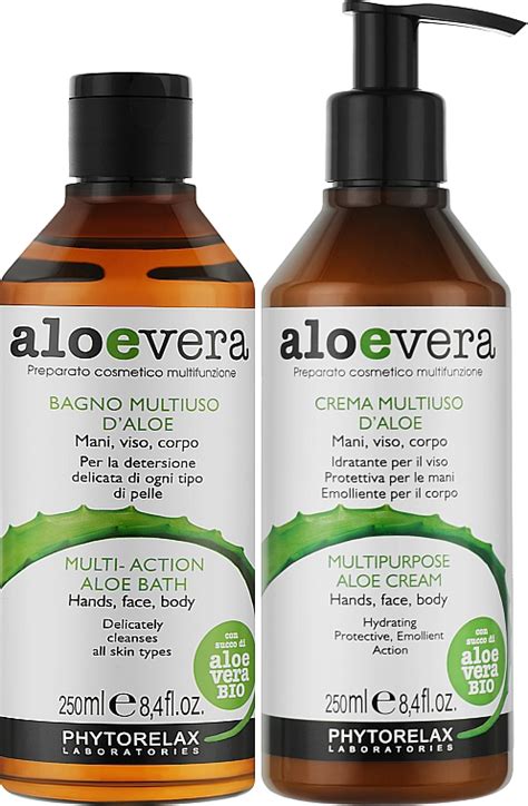 Set Shgel250ml Bcr250ml Phytorelax Laboratories Aloe Vera Body Ritual Makeupuk