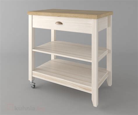 Количка с едно чекмедже и рафт Kuhnia Bg