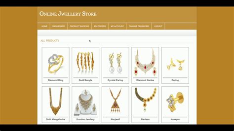 online jewellery store php and mysql project source code php mysql