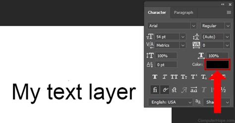 Comment Changer La Couleur Du Texte Dans Photoshop