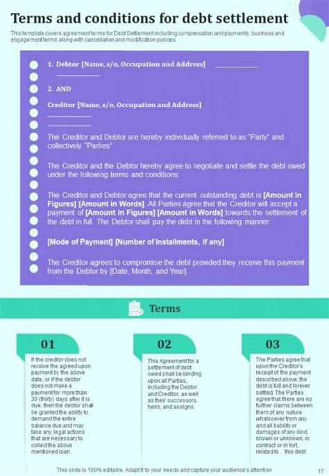 Lenders To Consider Loan Settlement Proposal Report Sample Example