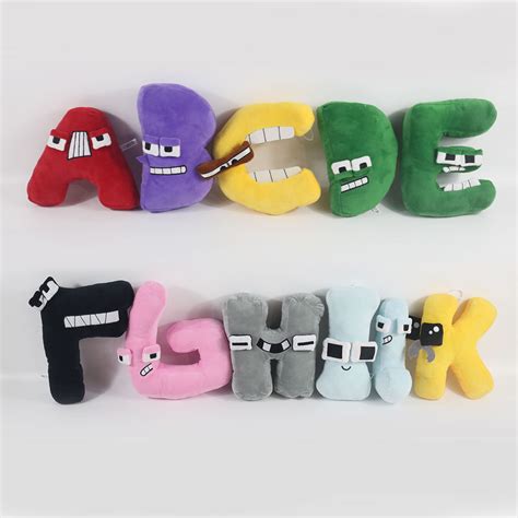 Wholesale Alphabet Lore Set Plush Toys English Letter Stuffed Doll Toys