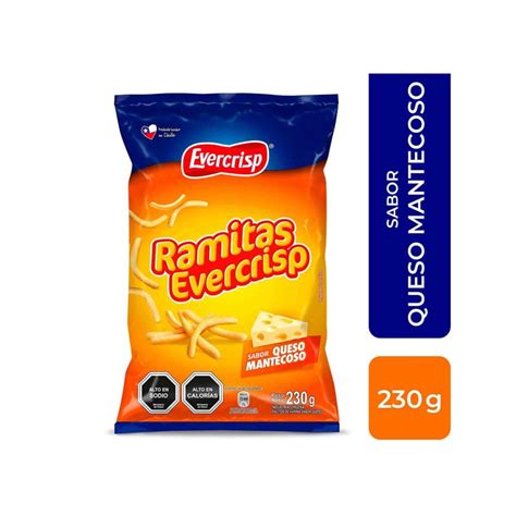 Super El Trebol Ramitas Evercrisp Queso 230 Gr