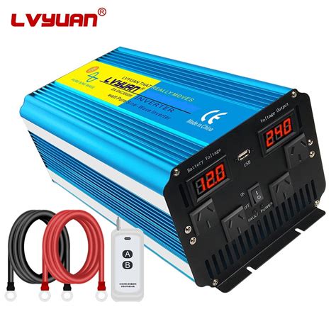 8000w Pure Sine Wave Power Inverter Dc 12v 24v 48v To Ac 220v 230v Au