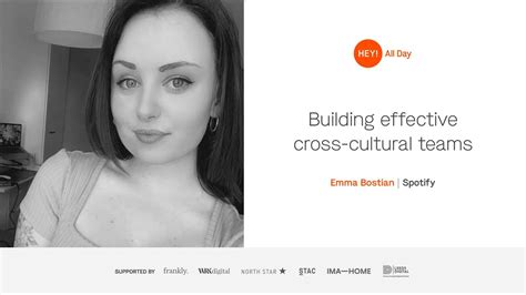 Emma Bostian Building Effective Cross Cultural Teams All Day Hey