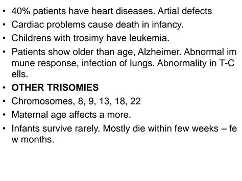 Solution Cytogenetic Disorders Involving Autosomal And Sex Chromosomes