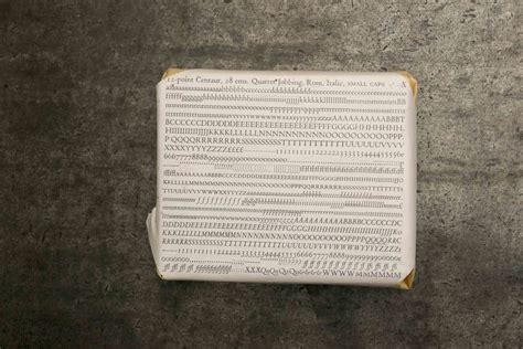 Monotype Hot Metal Letterpress — Nomad Letterpress