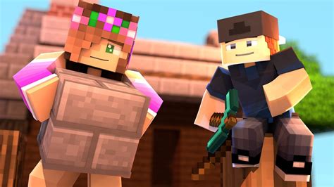 Minecraft Girlfriend Building Our First Minecraft House Minecraft