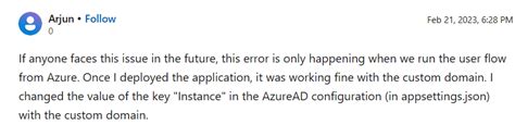 Microsoft Identity Throwing Invalid Issuer Error After Azure Ad B2c