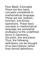 Understanding Sets in Mathematical Language: Concepts and | Course Hero