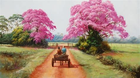 Jairo Ostemberg Nascimento Oil Painting Landscape Watercolor Landscape