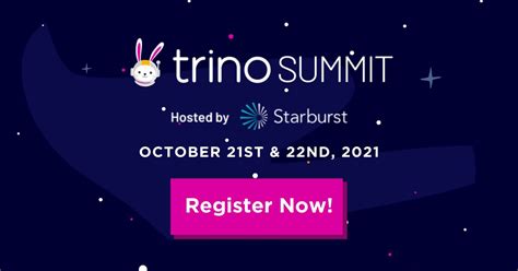 starburst on linkedin trinosummit2021 trinodb
