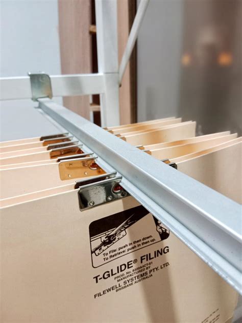 T Glide Office Filing System Rack And Folders File Storage