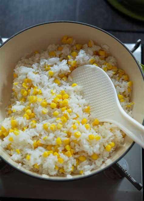 Korean Corn Rice Oksusu Bap Beyond Kimchee