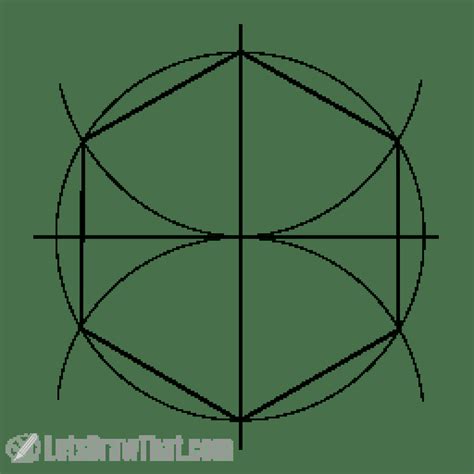 How To Draw A Hexagon Step By Step