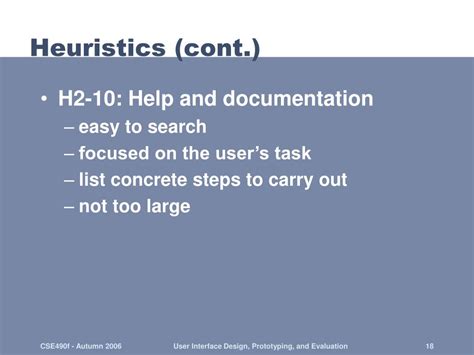 PPT - Heuristic Evaluation PowerPoint Presentation, free download - ID ...