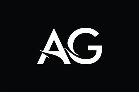 Ag Monogram Logo Design By Vectorseller Thehungryjpeg