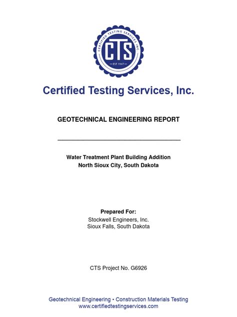 geotechnical report pdf geotechnical engineering foundation