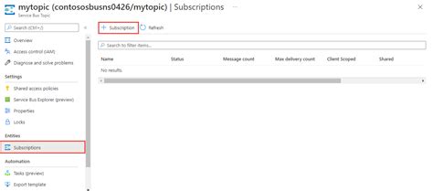 Azure Service Bus 토픽java 시작 Azure Service Bus Microsoft Learn