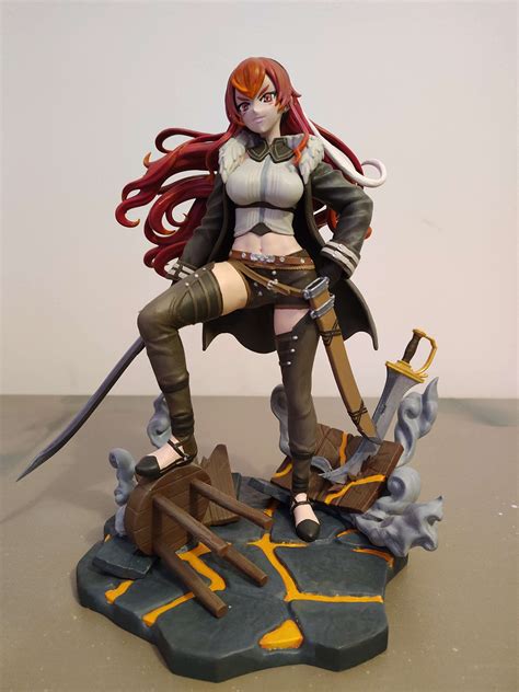 3d Printed Eris Greyrat Mushoku Tensei Anime Figurine Stl For 3d