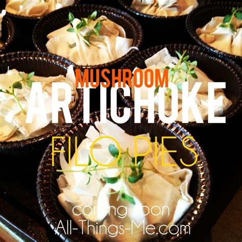 3 Cheese Mushroom Filo Pies Miam Feuille De Brick Filo